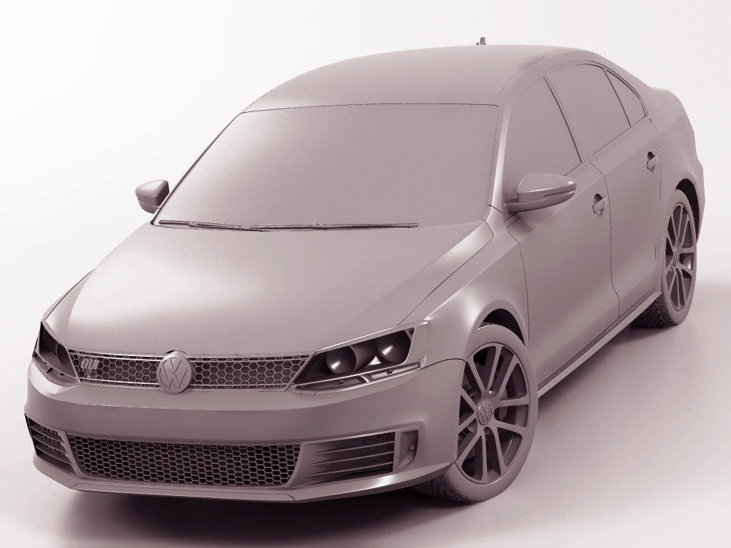 VW Jetta GLI 2012 3D model | CGTrader
