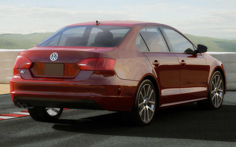 VW Jetta GLI 2012 3D model | CGTrader
