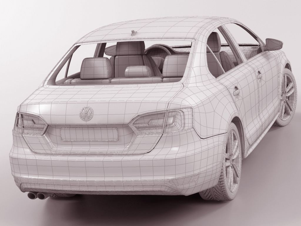 VW Jetta GLI 2012 3D model | CGTrader