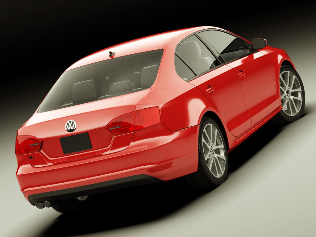 VW Jetta GLI 2012 3D model | CGTrader