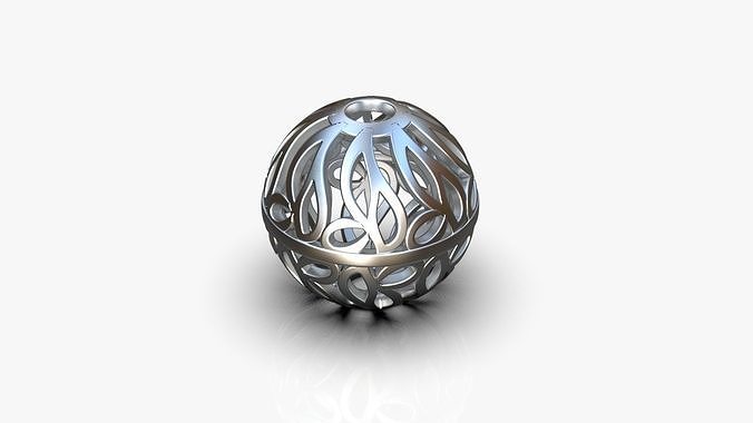 Charm bead 3D model 3D printable | CGTrader