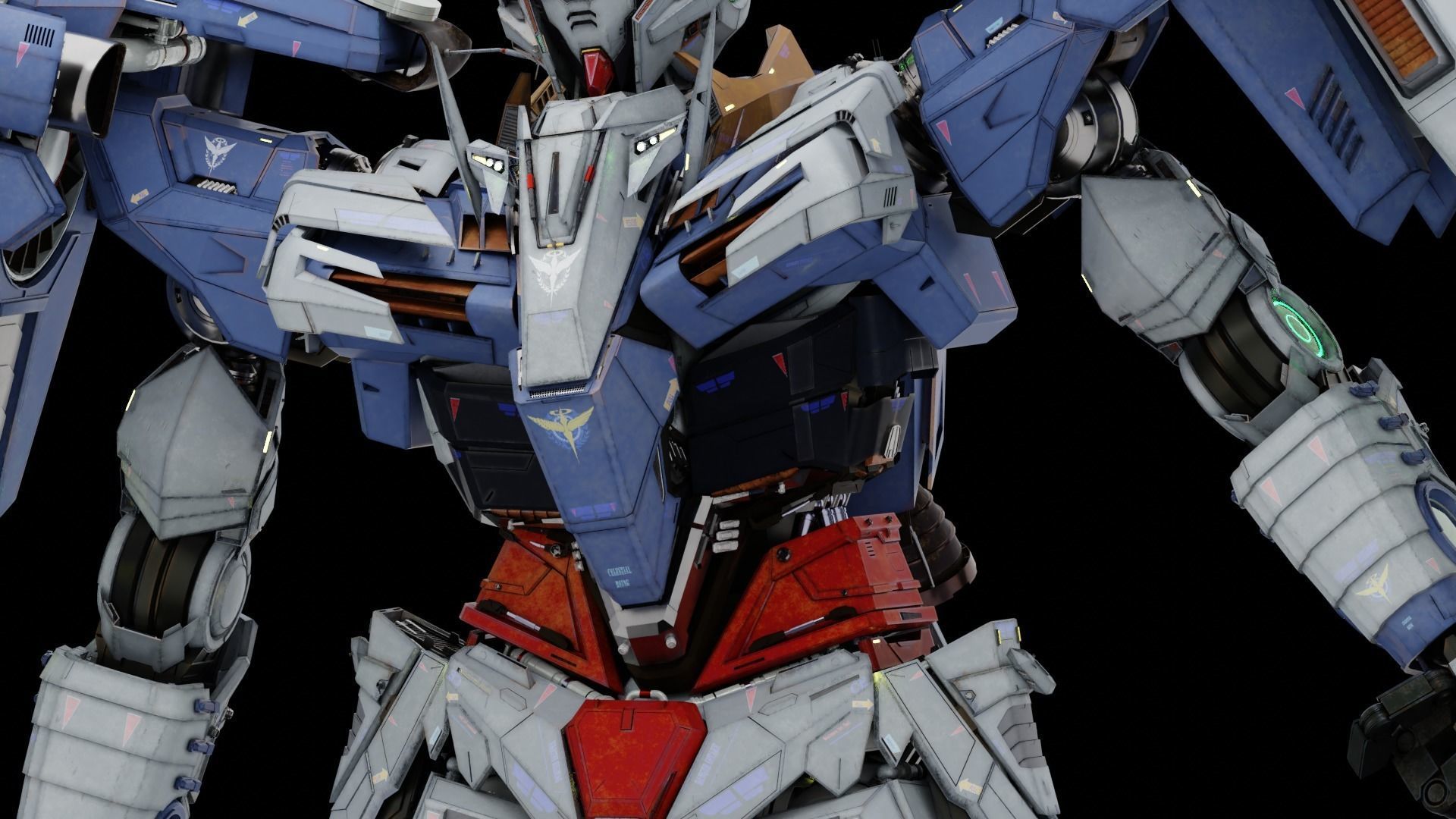GN-0000GNHW7SG 00 Gundam Seven SwordG 3D 3D model rigged | CGTrader