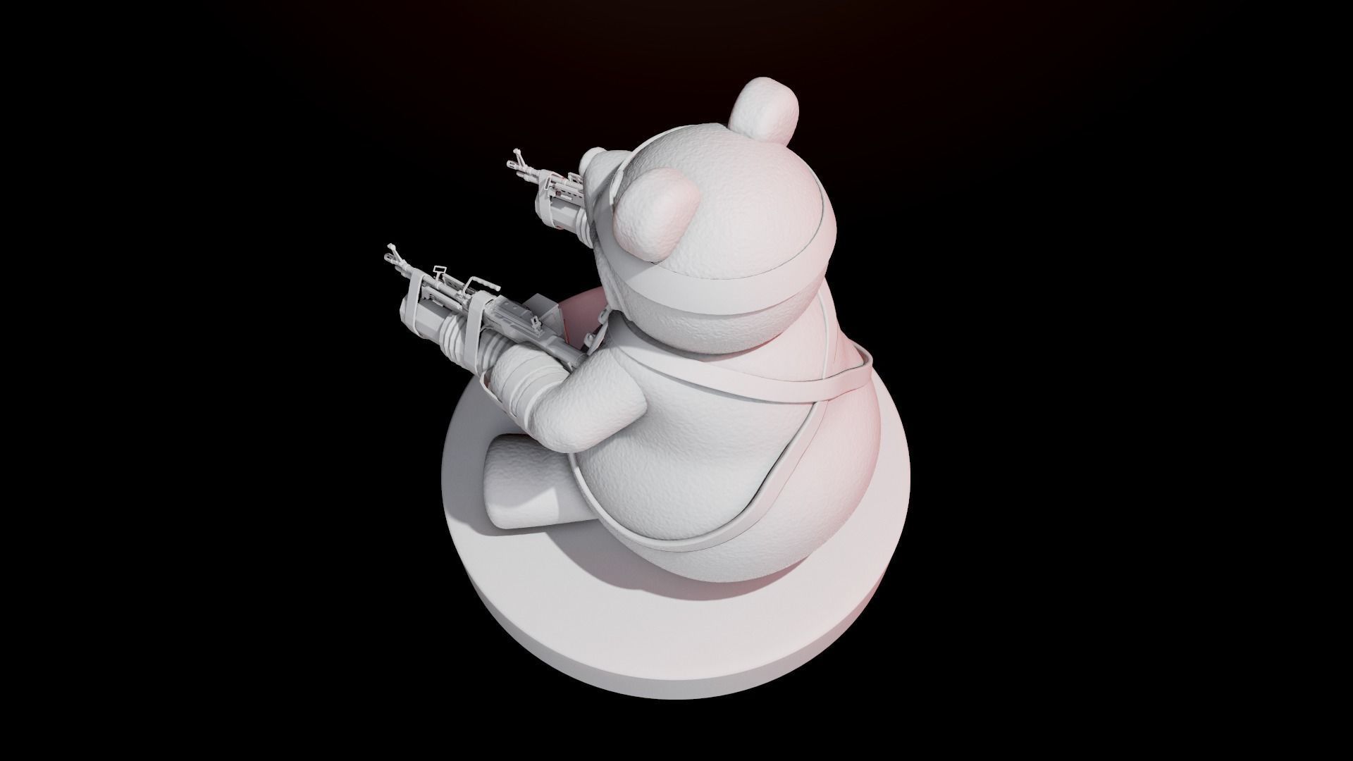 Freedom Bear from Deadrising sculpt 3D model 3D printable | CGTrader
