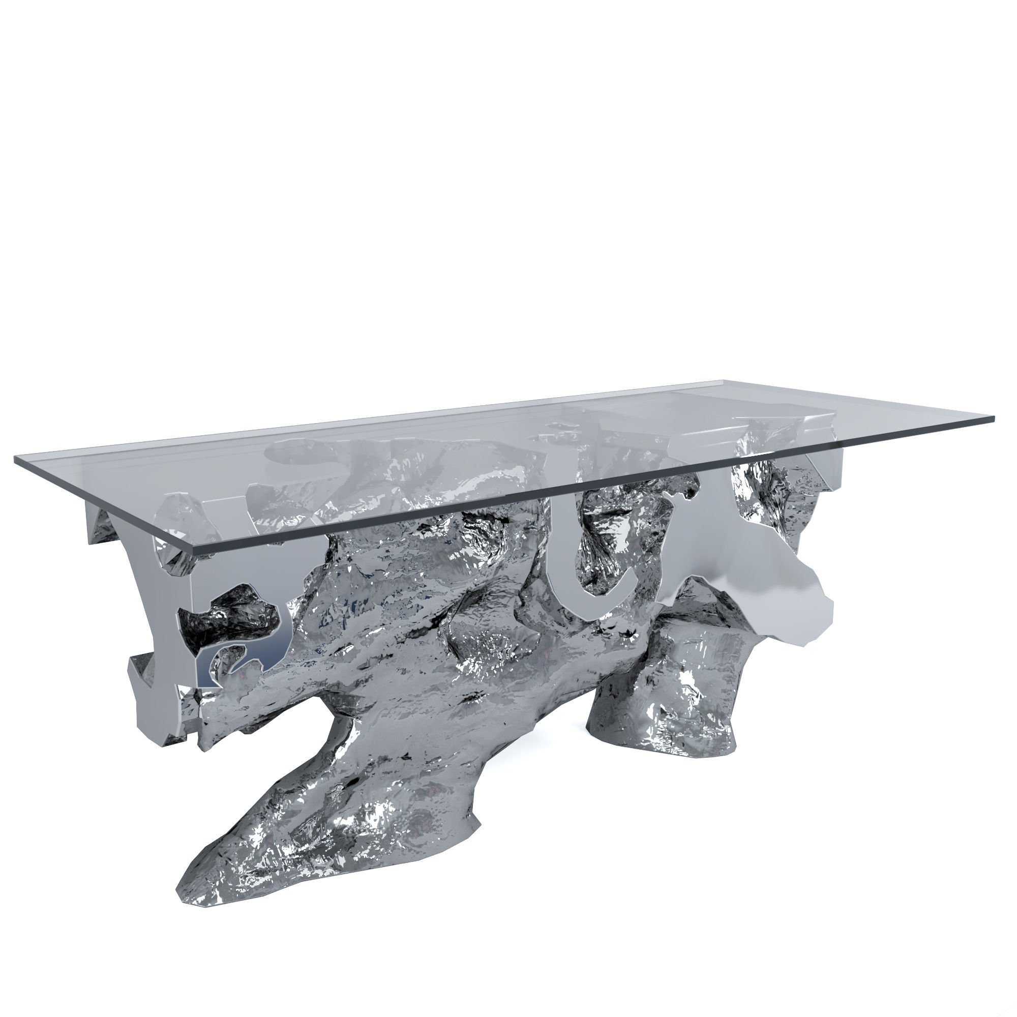 Tree Root Table 3D model | CGTrader