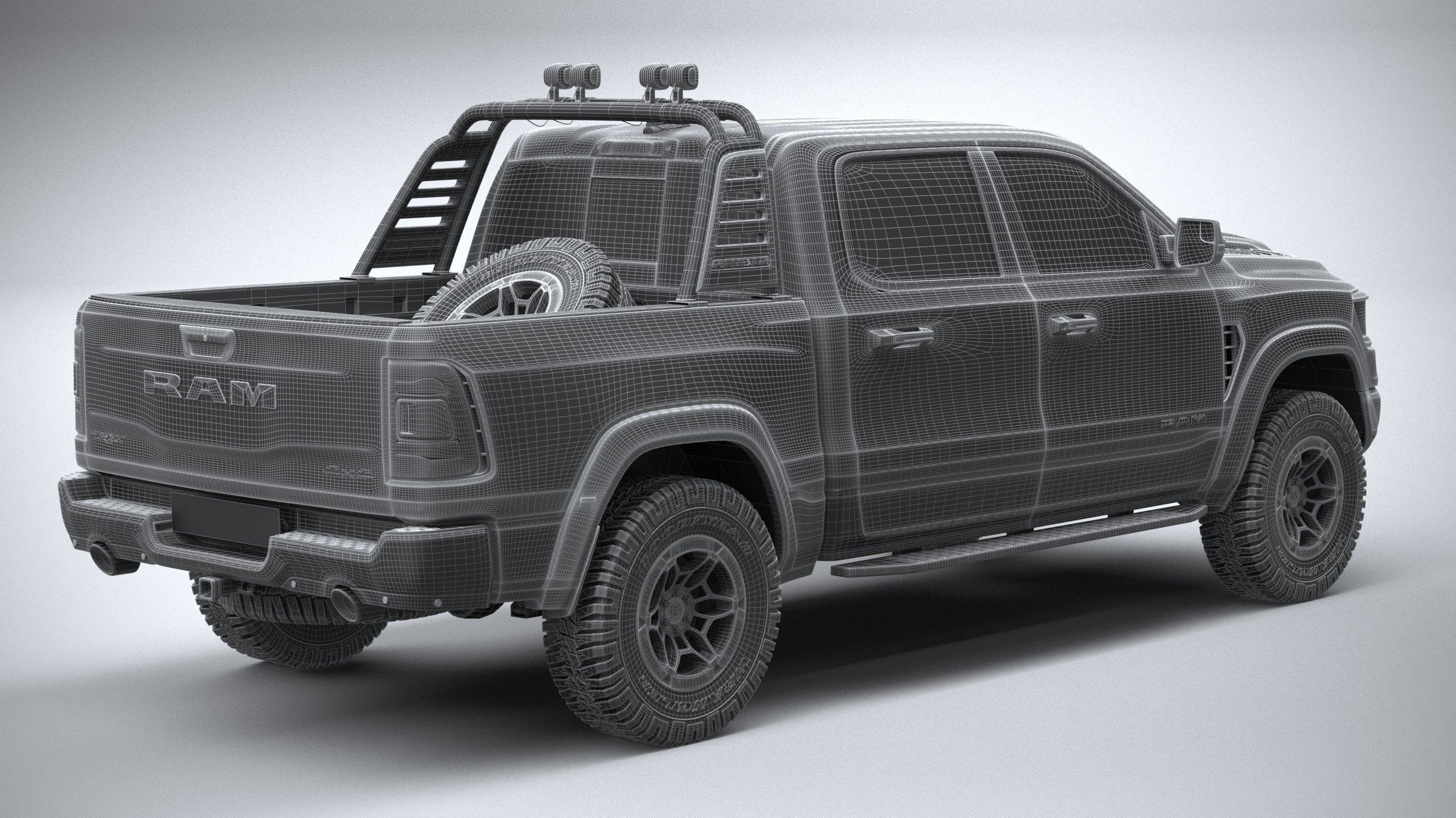 Ram 1500 TRX 2021 3D model | CGTrader