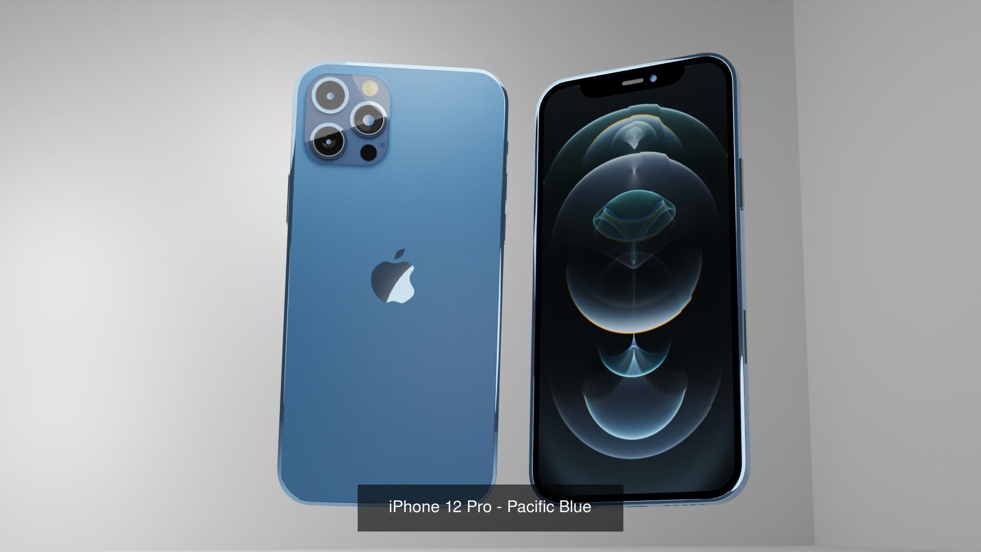 3D Model Collection iPhone 12 Pro Colors pack VR / AR / low-poly | CGTrader