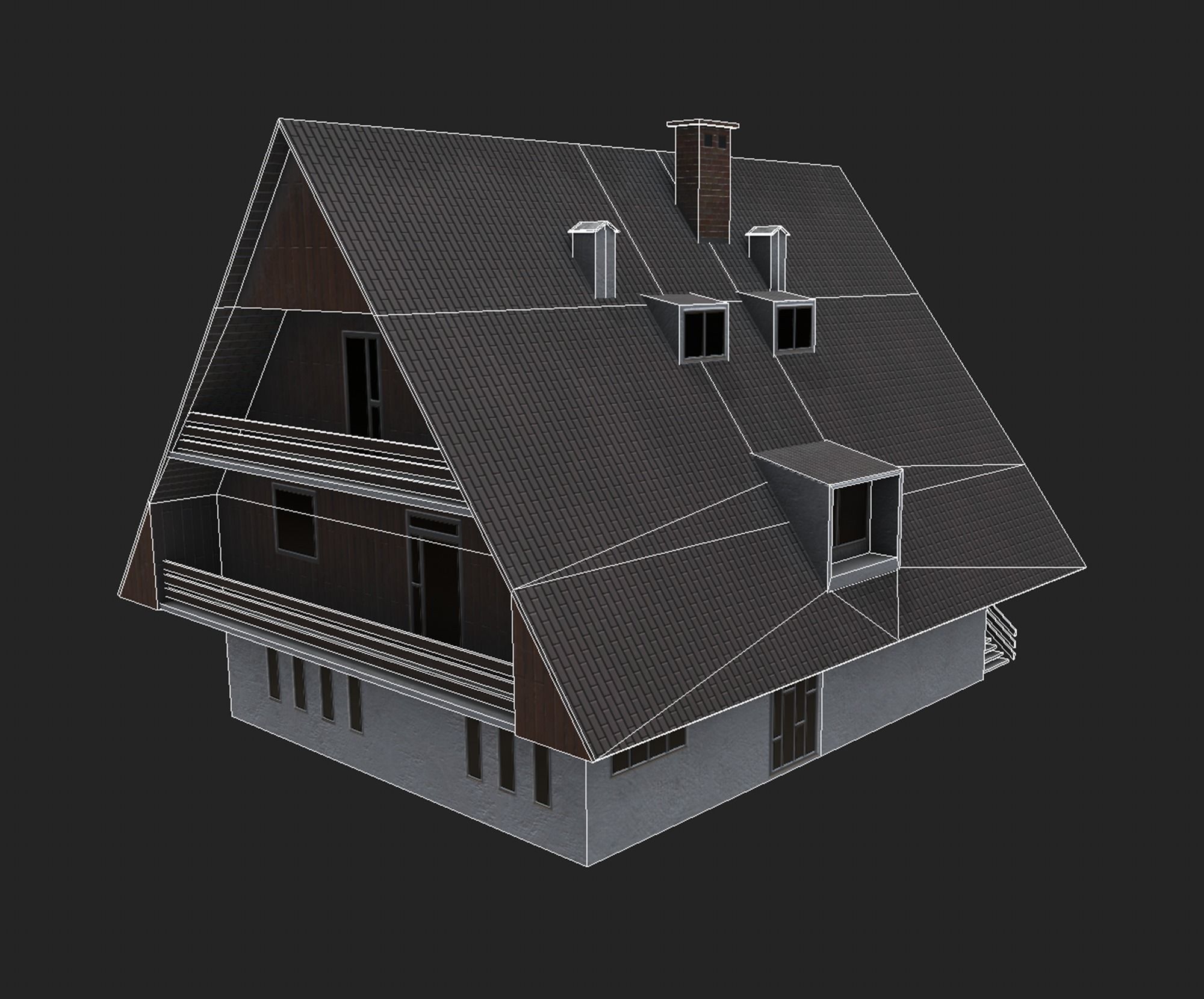 Airport Control Building 3D model | CGTrader