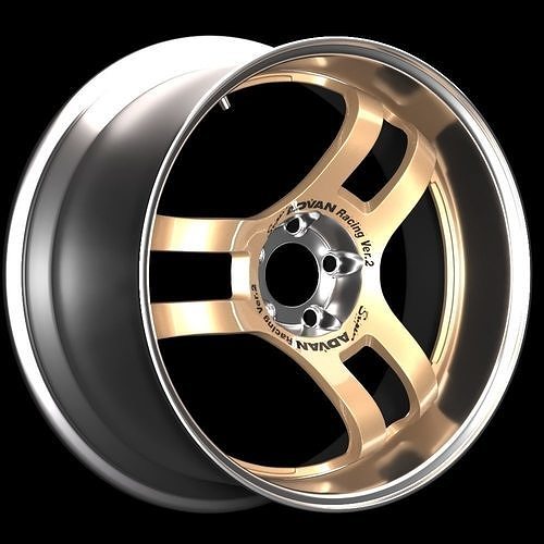 Super Advan RACING Ver 2 wheel 3D model | CGTrader