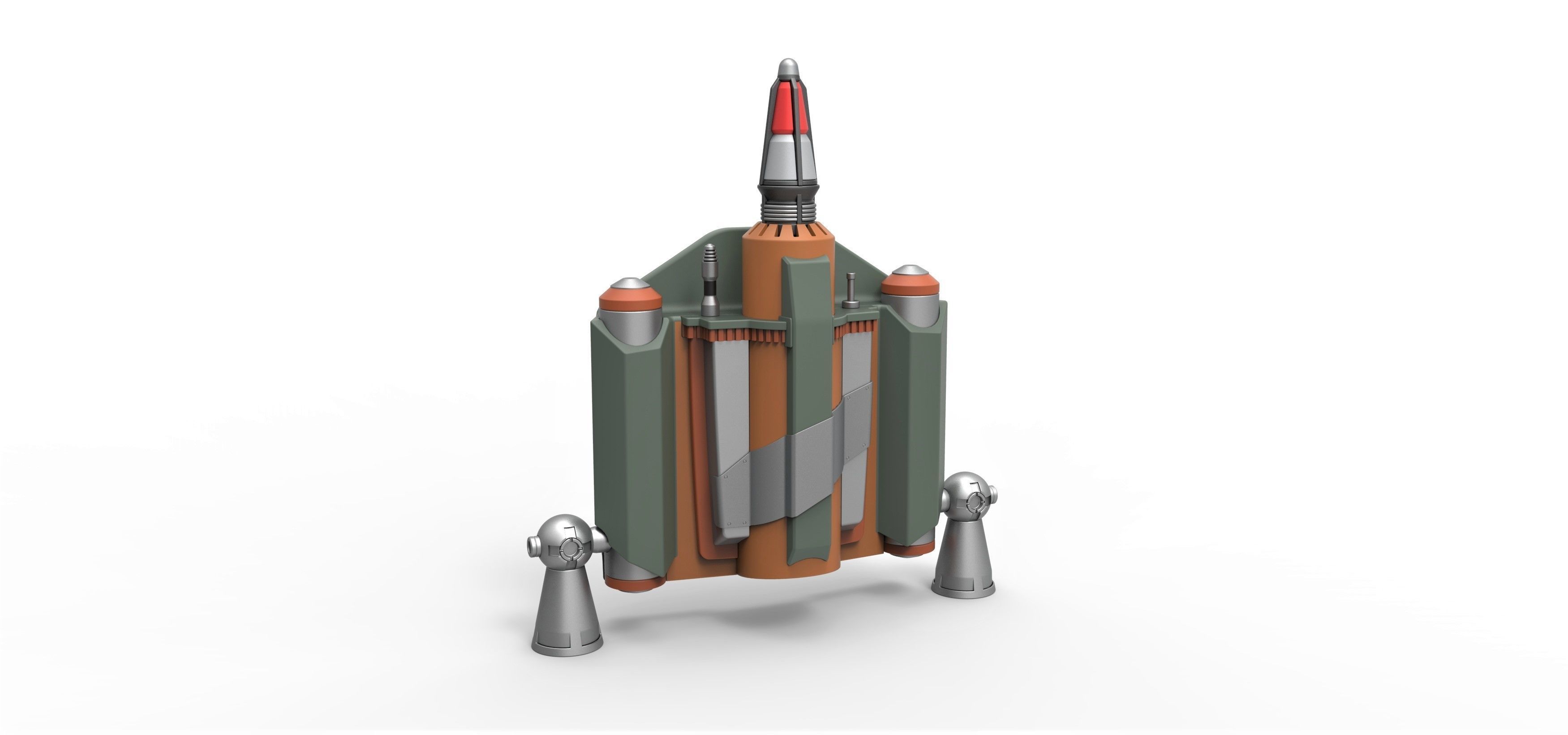Boba Fett Jetpack from The Mandalorian TV series 3D model 3D printable ...