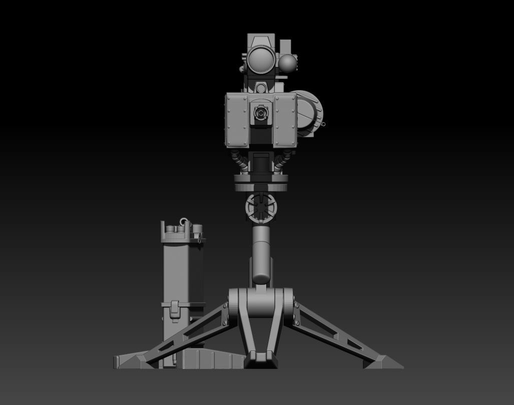 ua 571-c sentry gun 3D model 3D printable | CGTrader