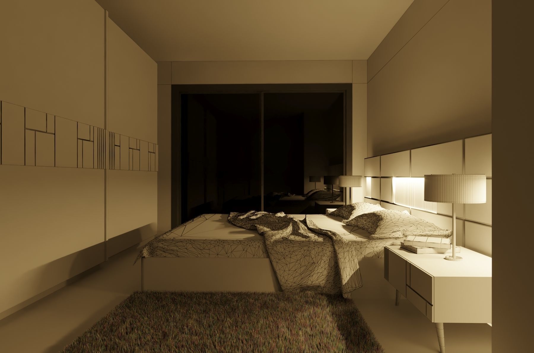 Modern Bedroom free 3D model | CGTrader