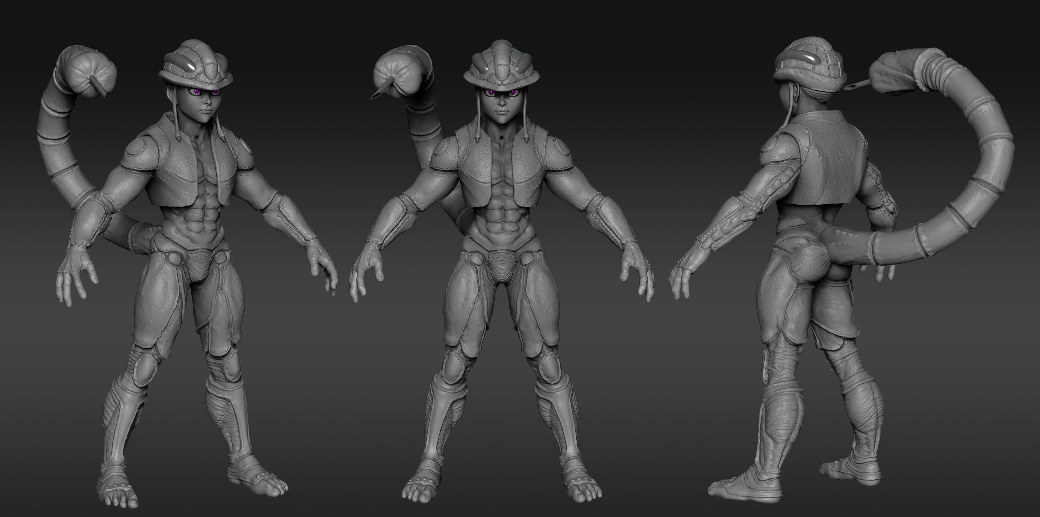 HxH Meruem 3D model rigged | CGTrader