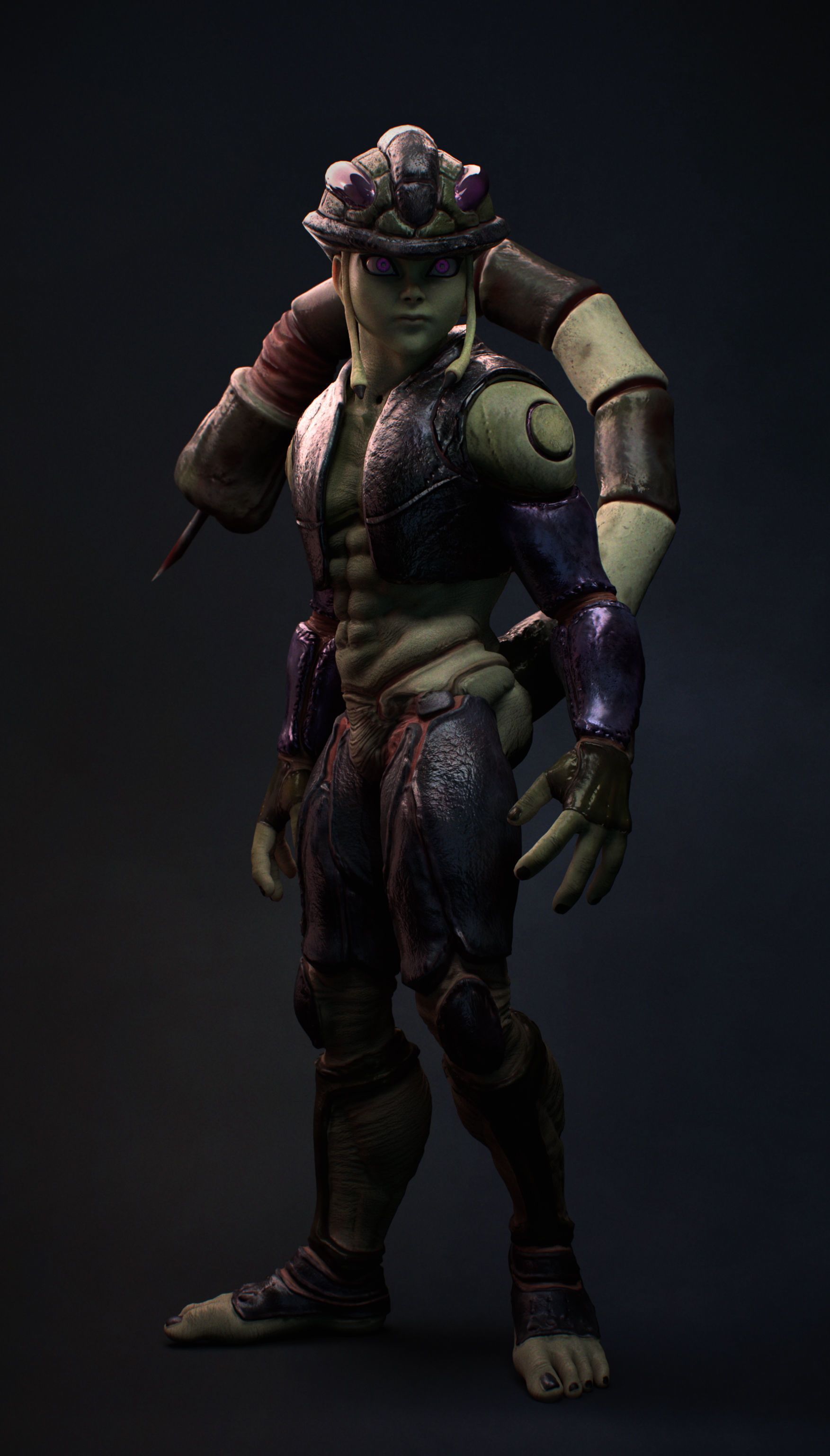 HxH Meruem 3D model rigged | CGTrader