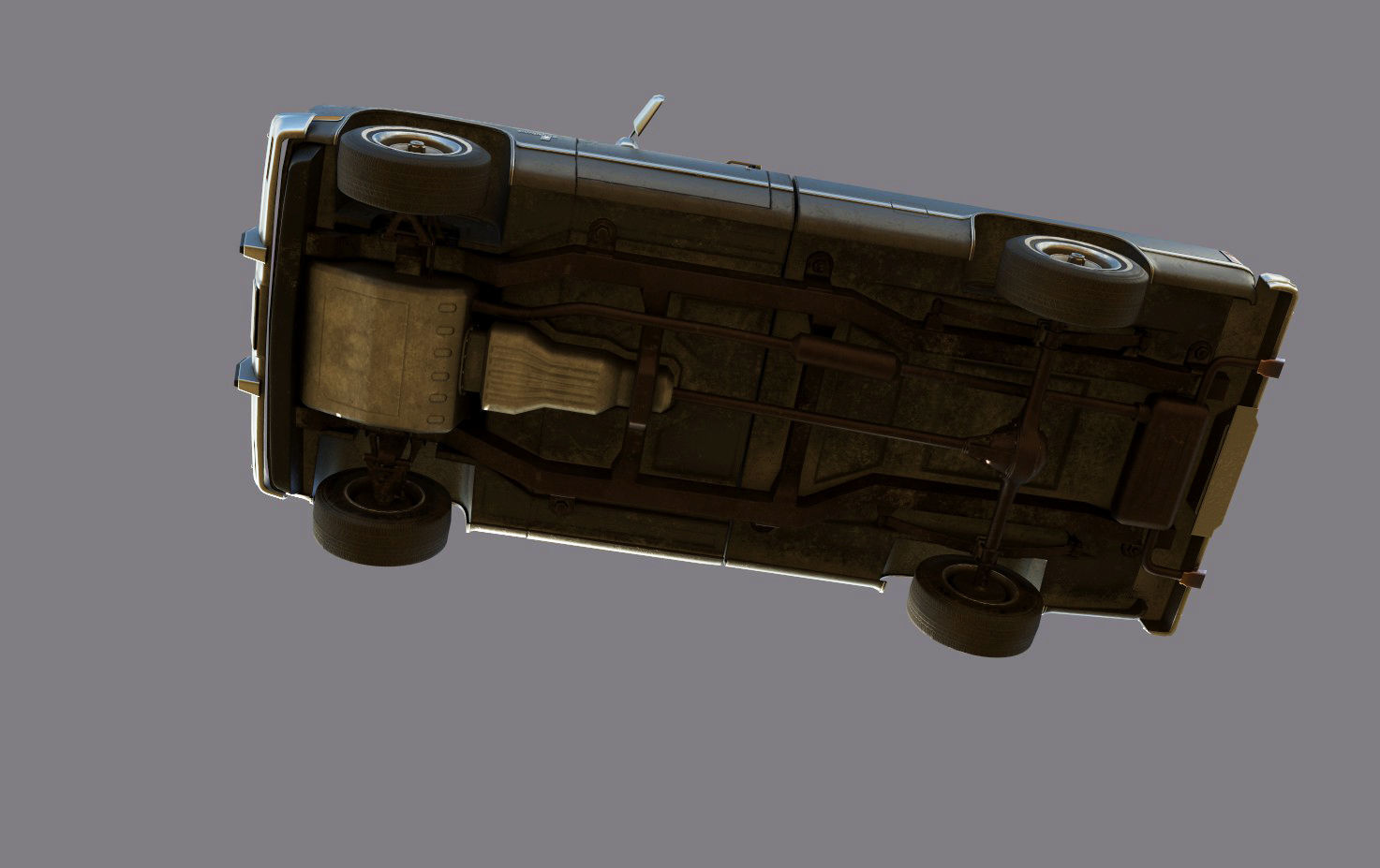 3D model Chevrolet C10 1982 Grey VR / AR / low-poly | CGTrader