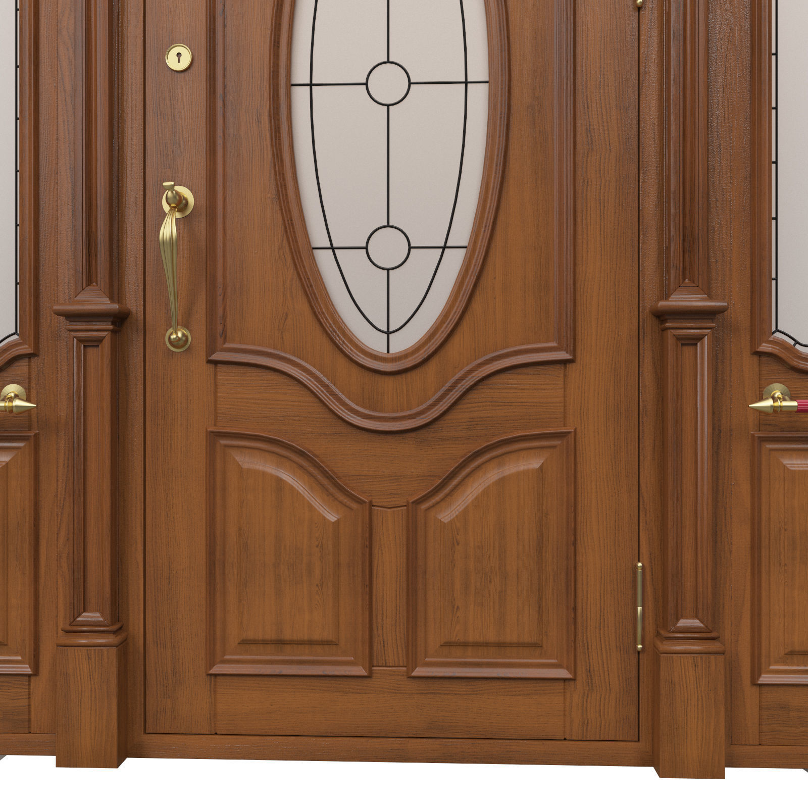Entrance classic door 31 3D model | CGTrader