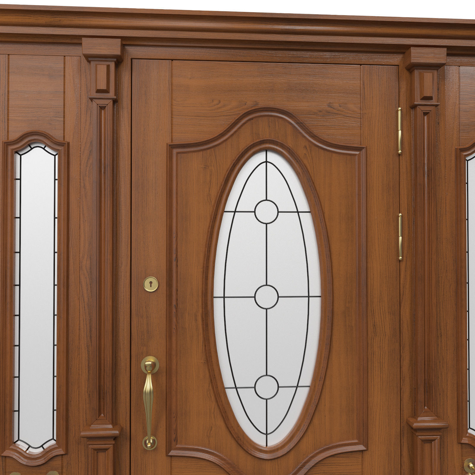 Entrance classic door 31 3D model | CGTrader