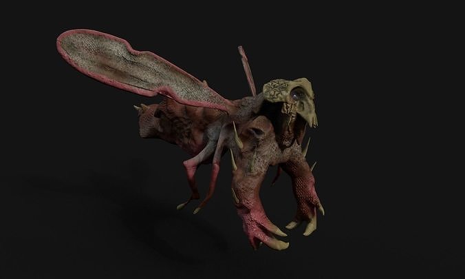 3D model Ragnars bug magic VR / AR / low-poly rigged animated | CGTrader