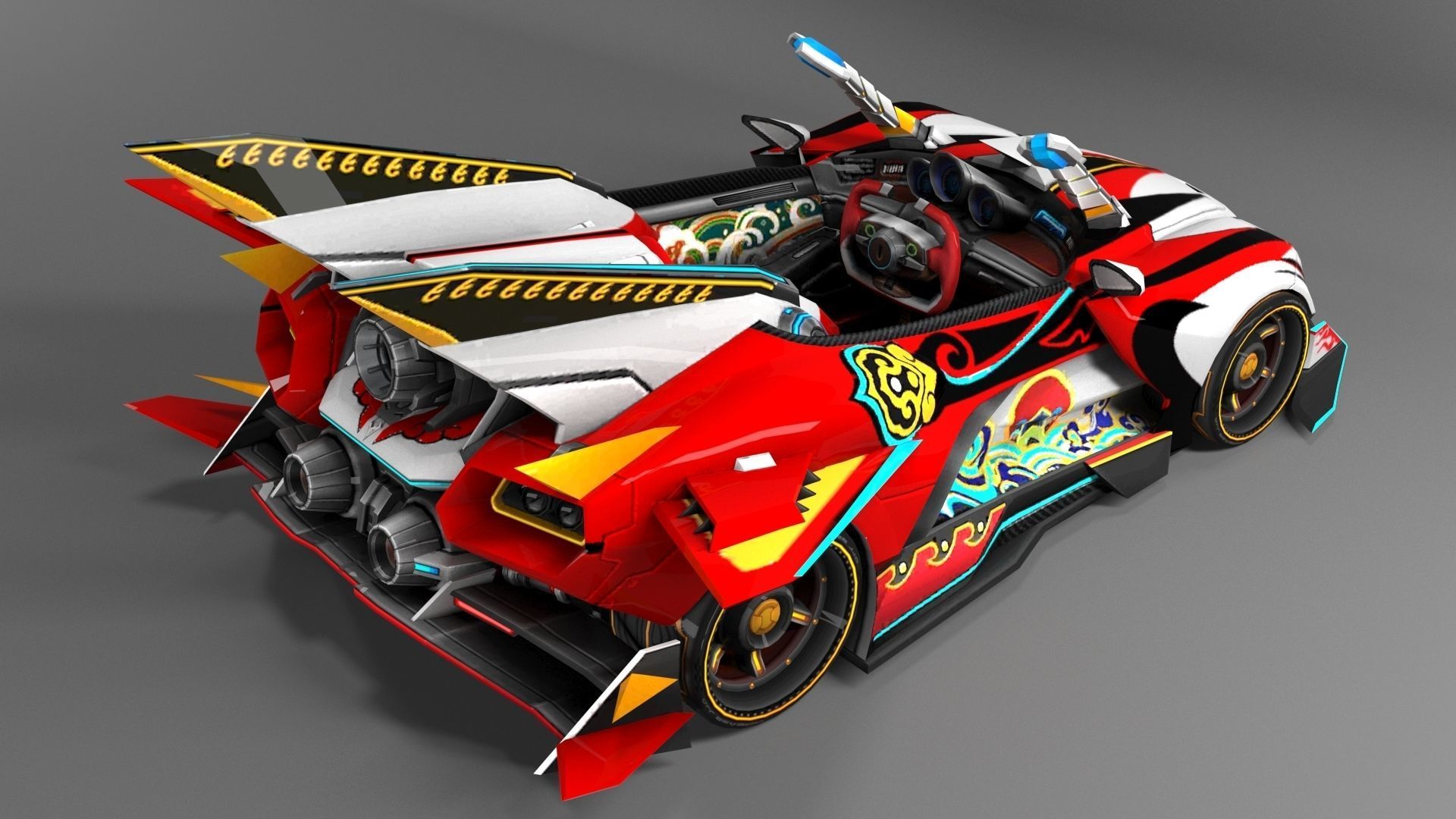 SuperCar Jinghong 3d Model QQ Speed 3D model | CGTrader