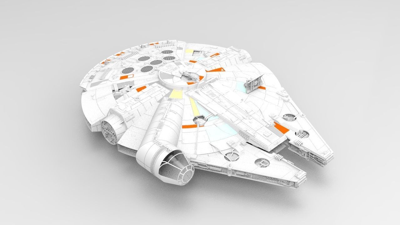 Millennium Falcon 3D model | CGTrader