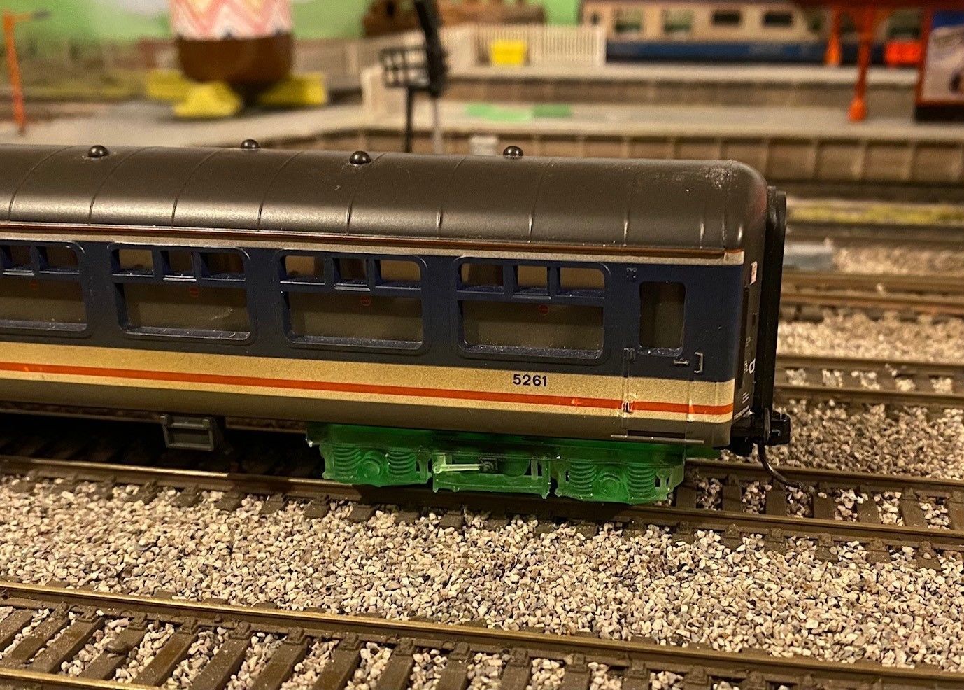OO MK2 and MK2A Coach Bogie with NEM Socket to fit Hornby Coach 3D ...