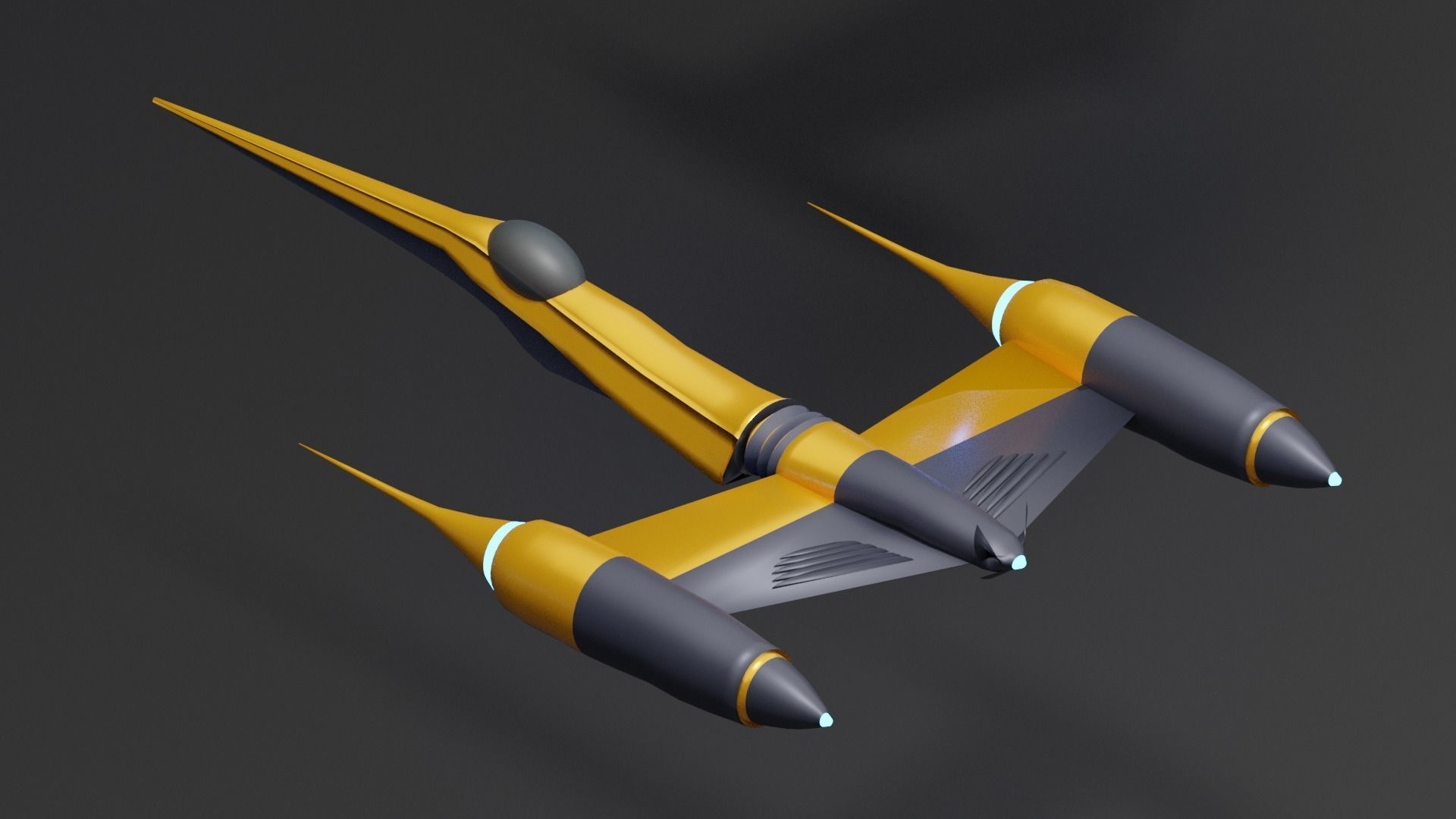 3D model Space fighters I Spaceships I Spacecrafts VR / AR / low-poly ...