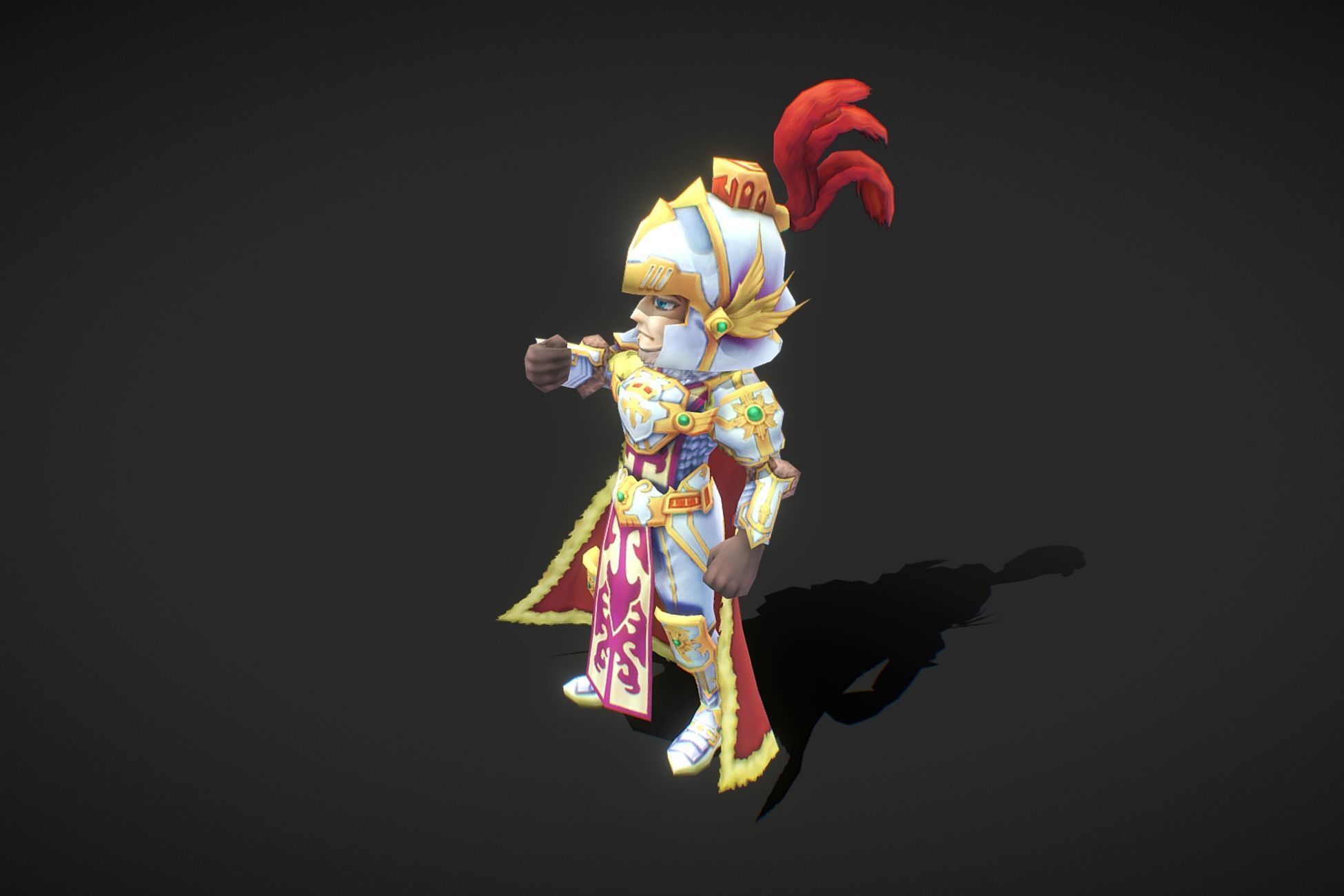 3D model Fantasy RPG Royal Guard VR / AR / low-poly | CGTrader