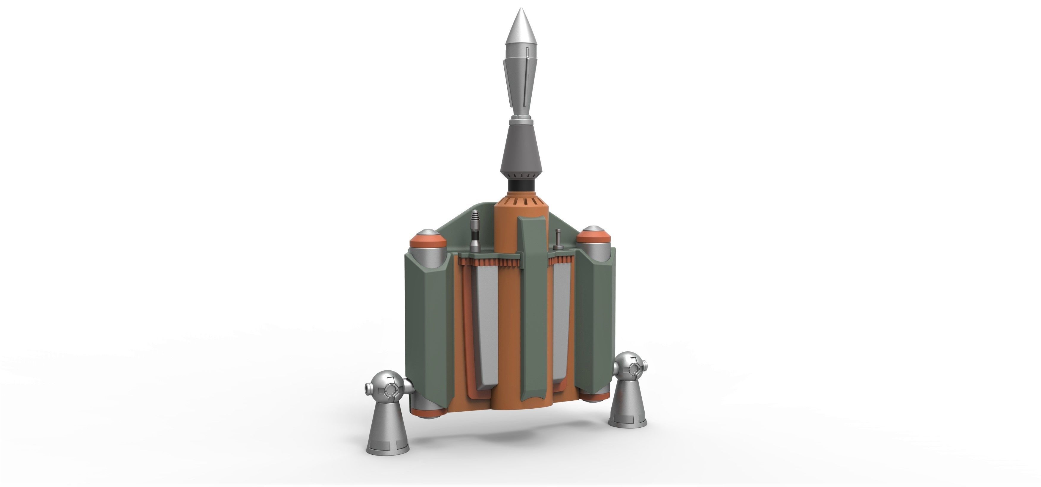Boba Fett Jetpack from Star Wars The Empire Strikes Back 1980 3D model ...