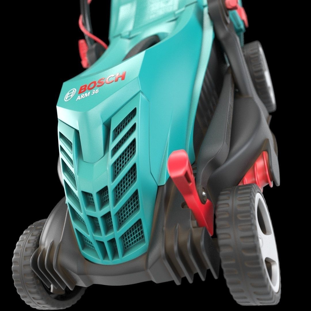 Electric lawn mower BOSCH ARM 36 3D model | CGTrader