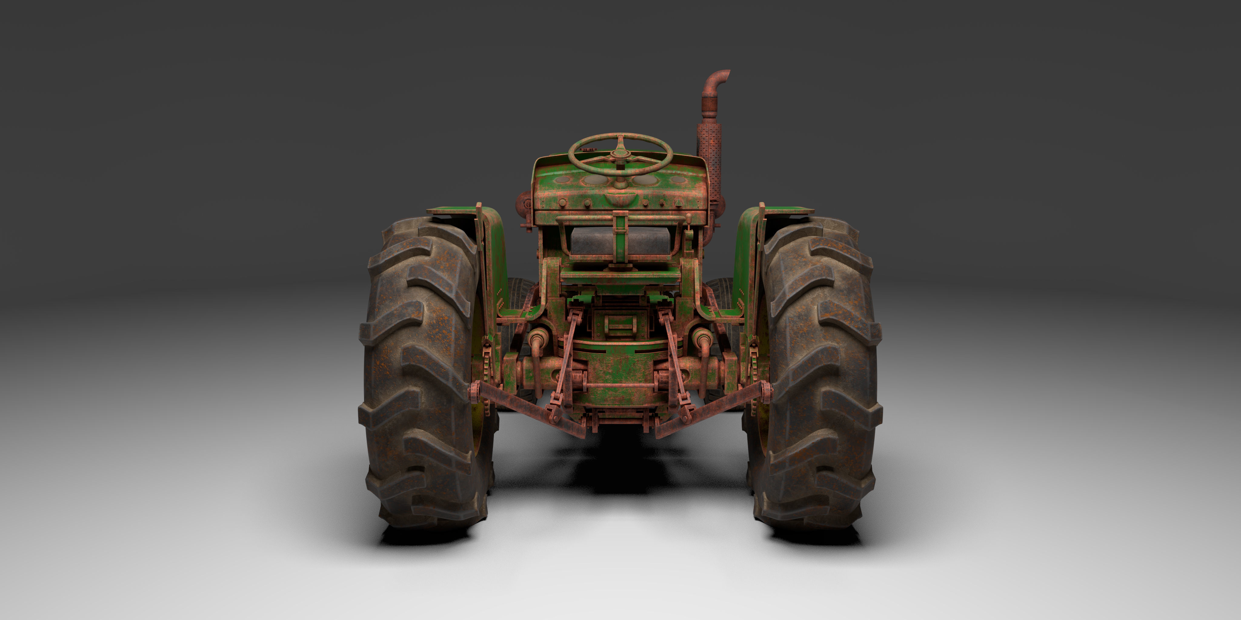 3D model Tractor VR / AR / low-poly | CGTrader