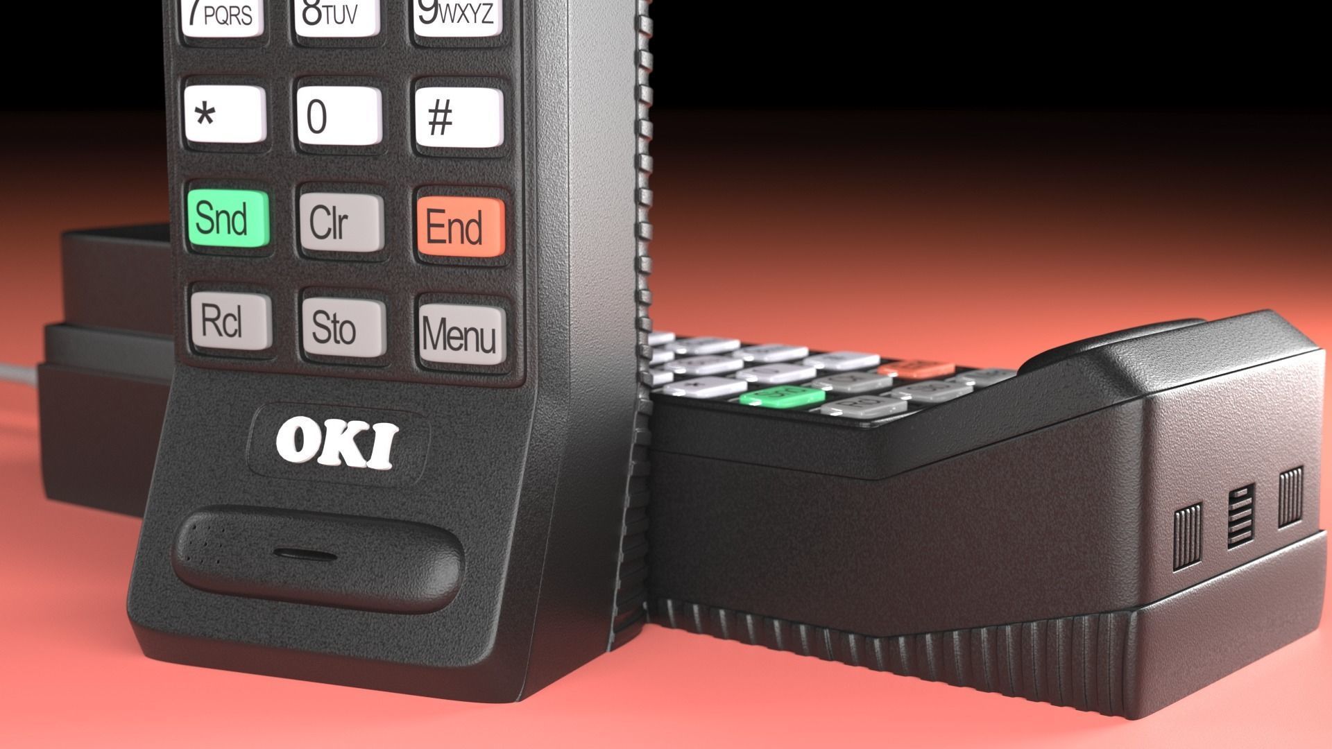 Cell Phone OKI 3D model | CGTrader