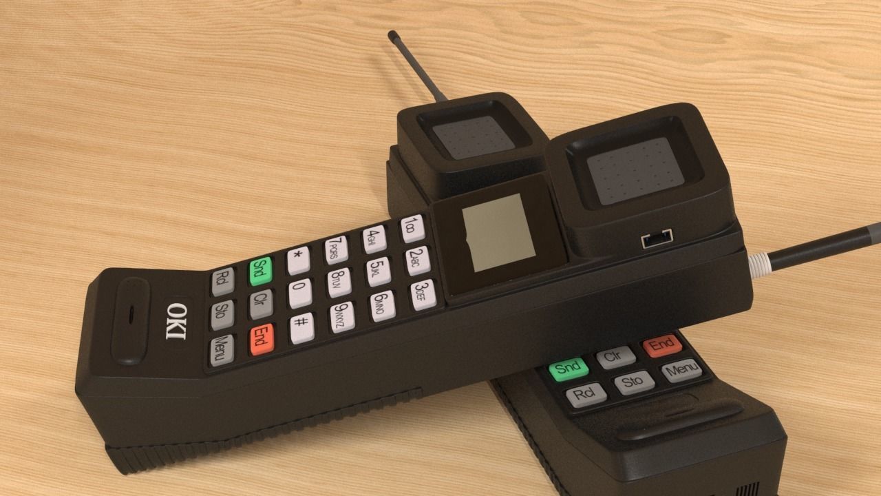 Cell Phone OKI 3D model | CGTrader