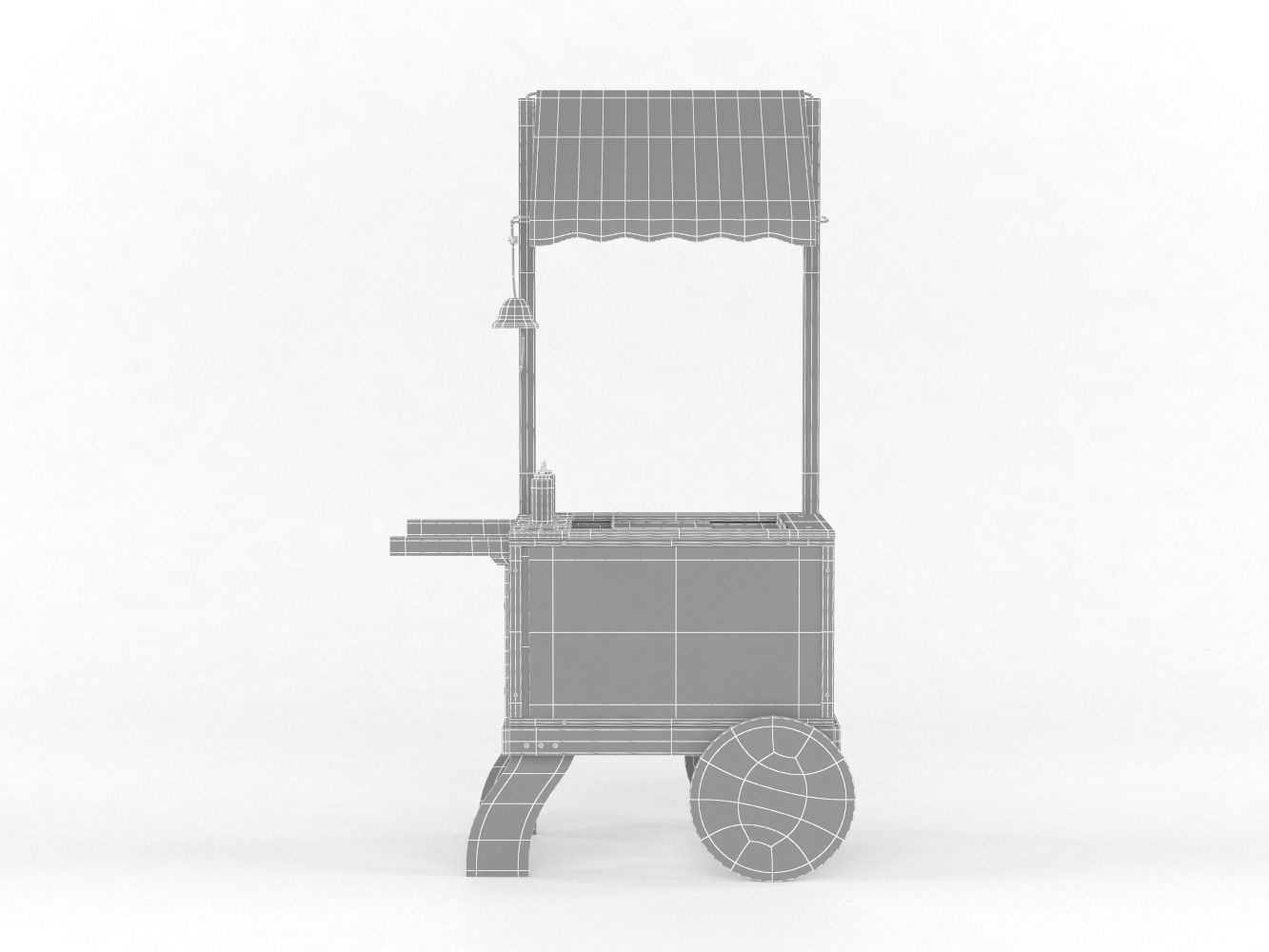 Food Cart 3D model | CGTrader