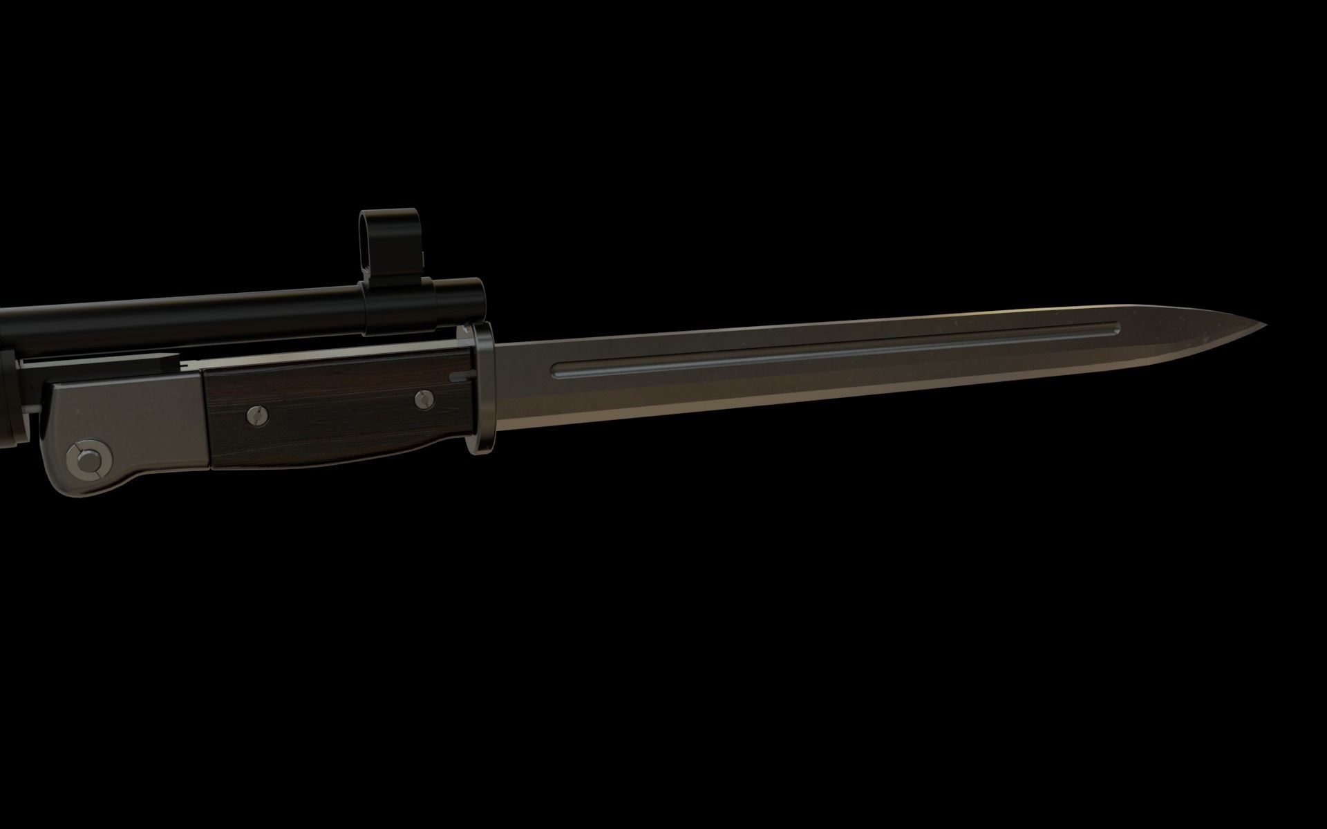 kar98k world war ii rifle 3D model | CGTrader