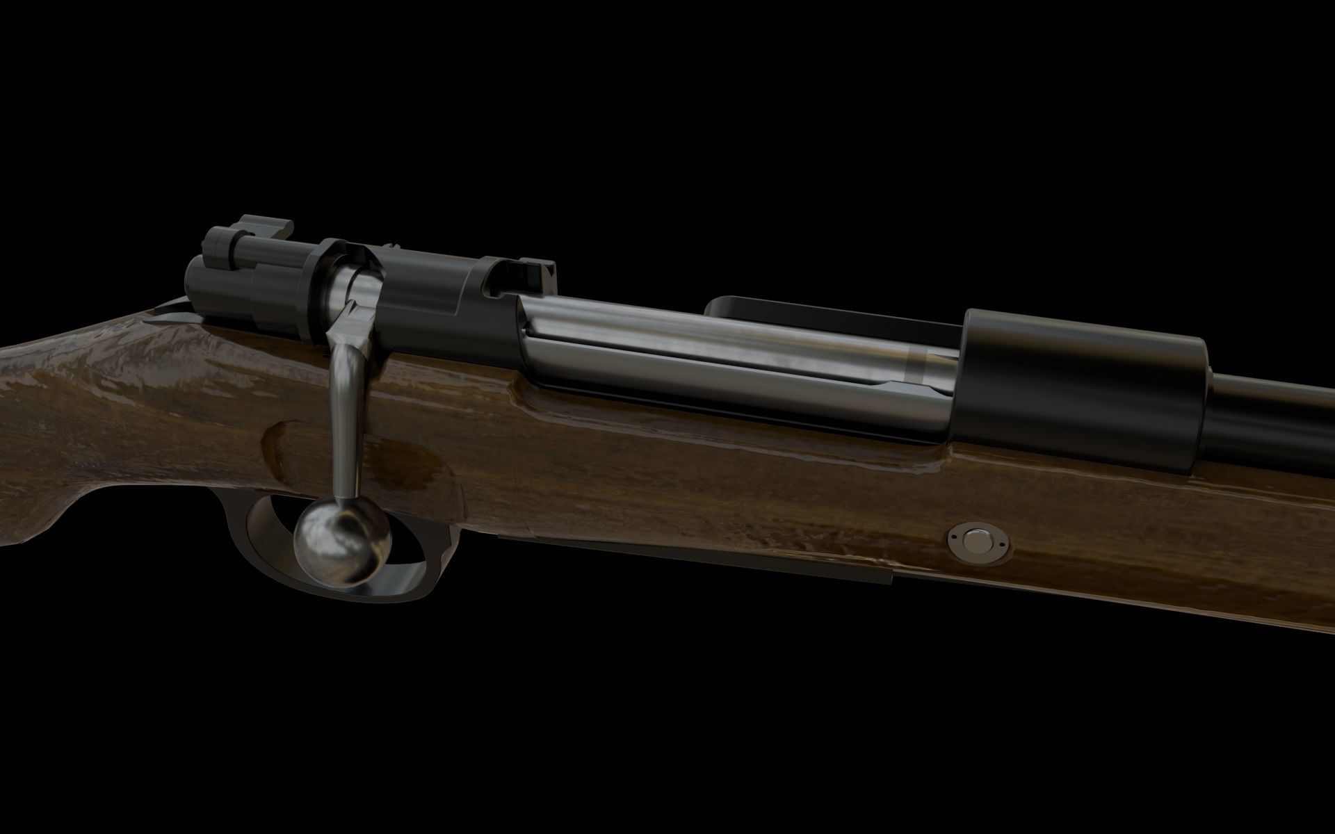 kar98k world war ii rifle 3D model | CGTrader