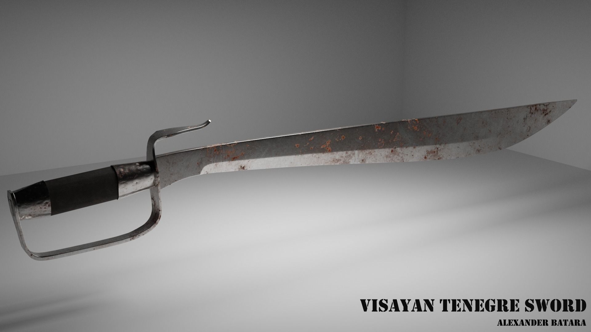 Visayan Tenegre Sword 3D model | CGTrader