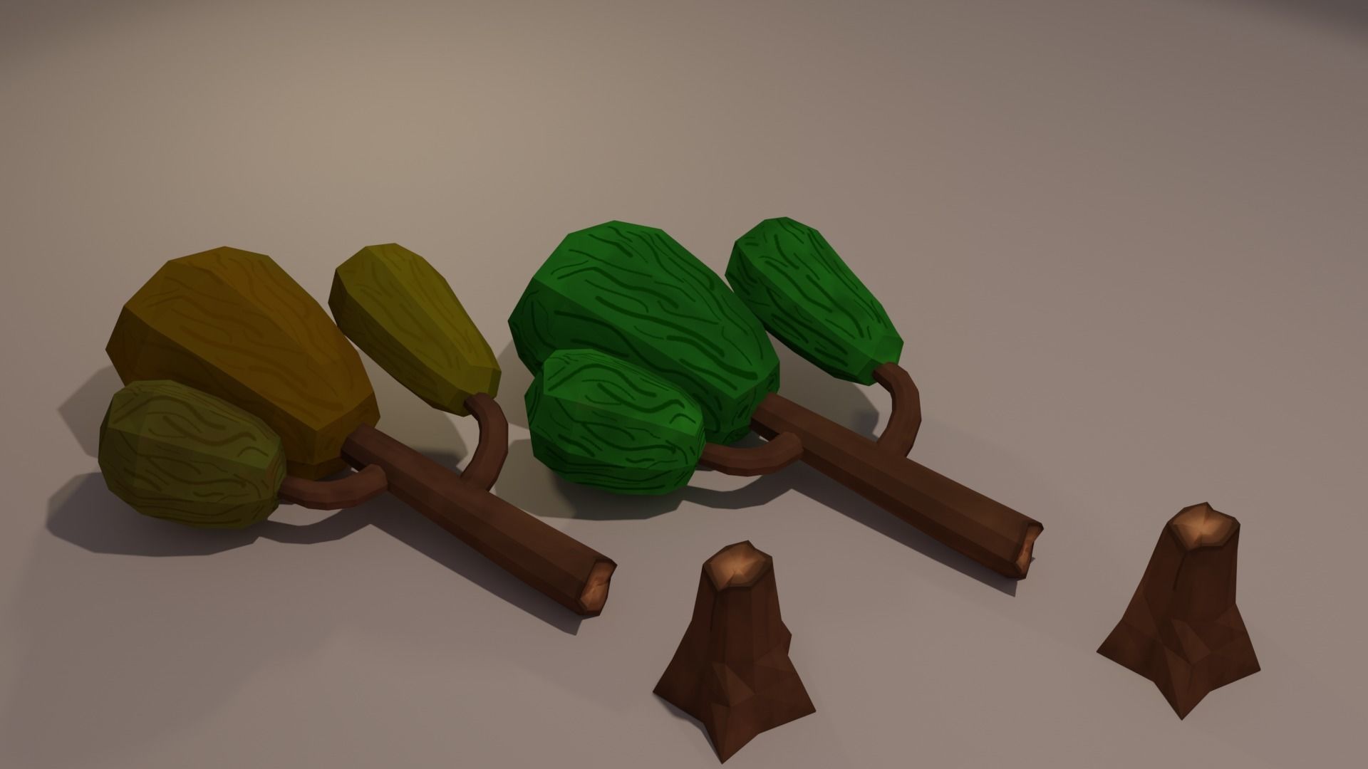 3D model Fallen tree VR / AR / low-poly | CGTrader