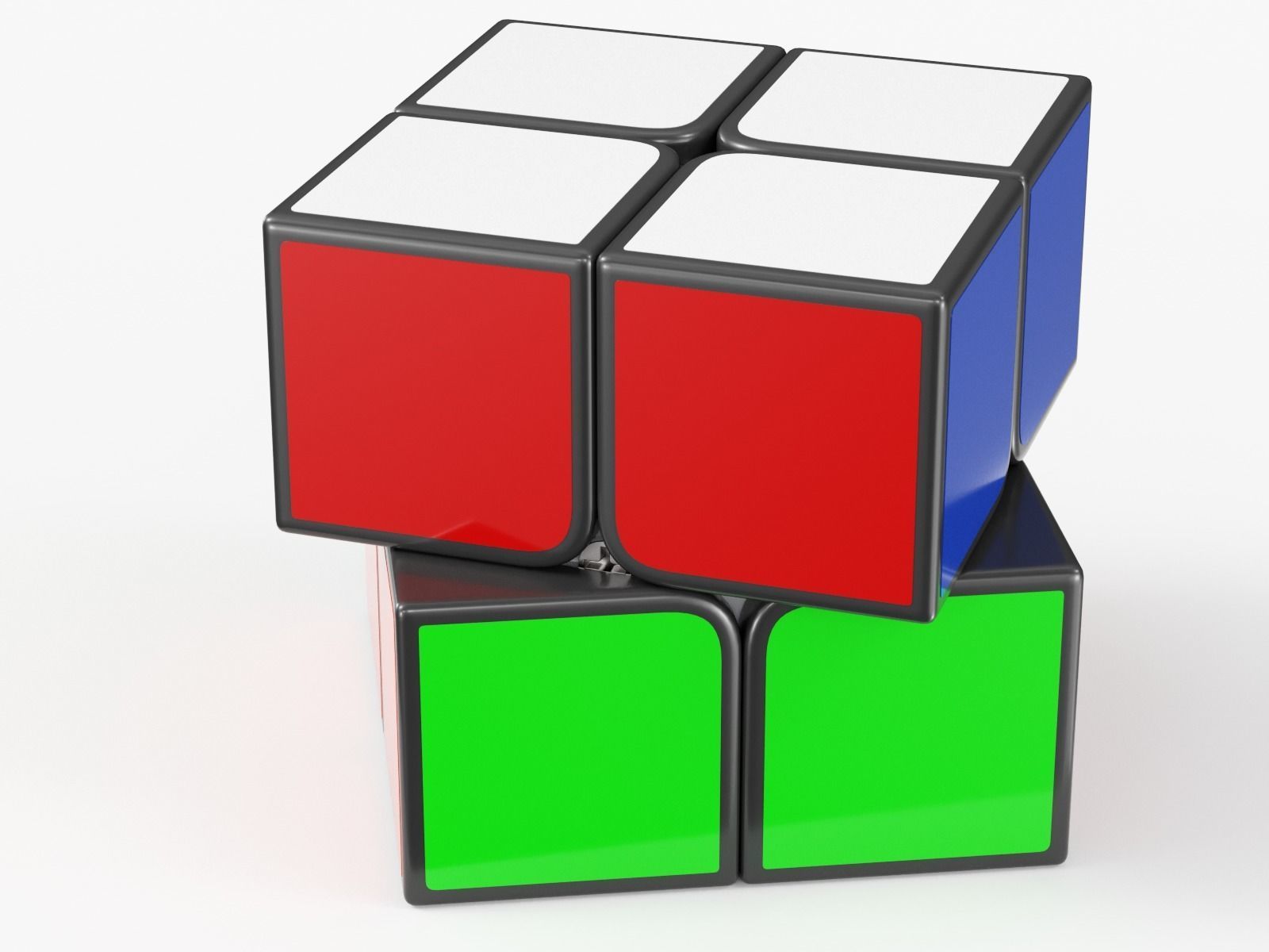 Magic Cube 2x2 3D model | CGTrader
