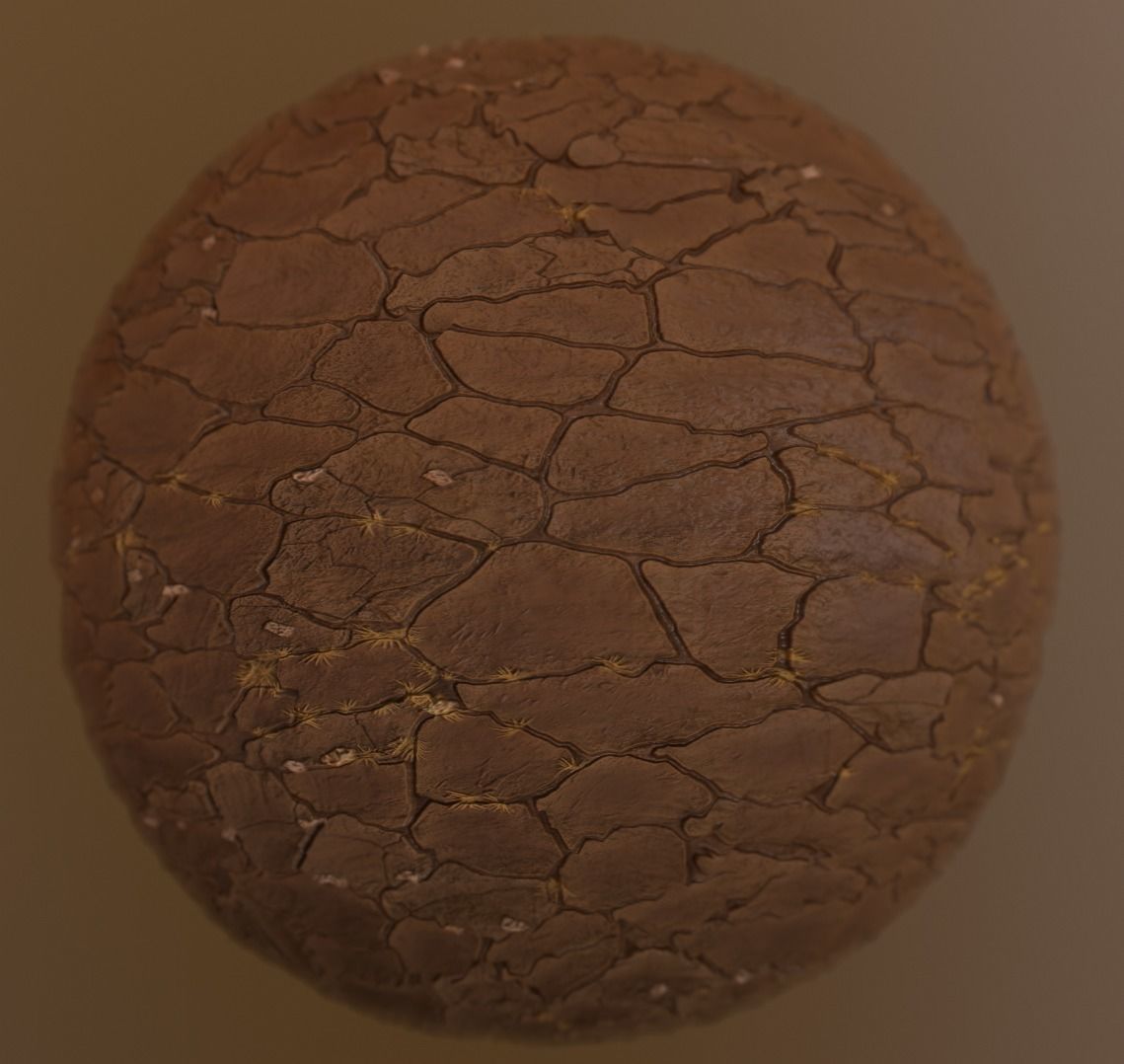 Mud materials 3D model | CGTrader