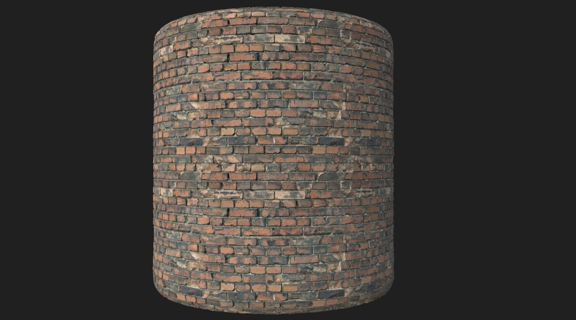 Old red bricks tile 4k PBR Texture | CGTrader