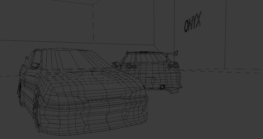 3D model TWO LOW POLY JDM CAR VR / AR / low-poly | CGTrader