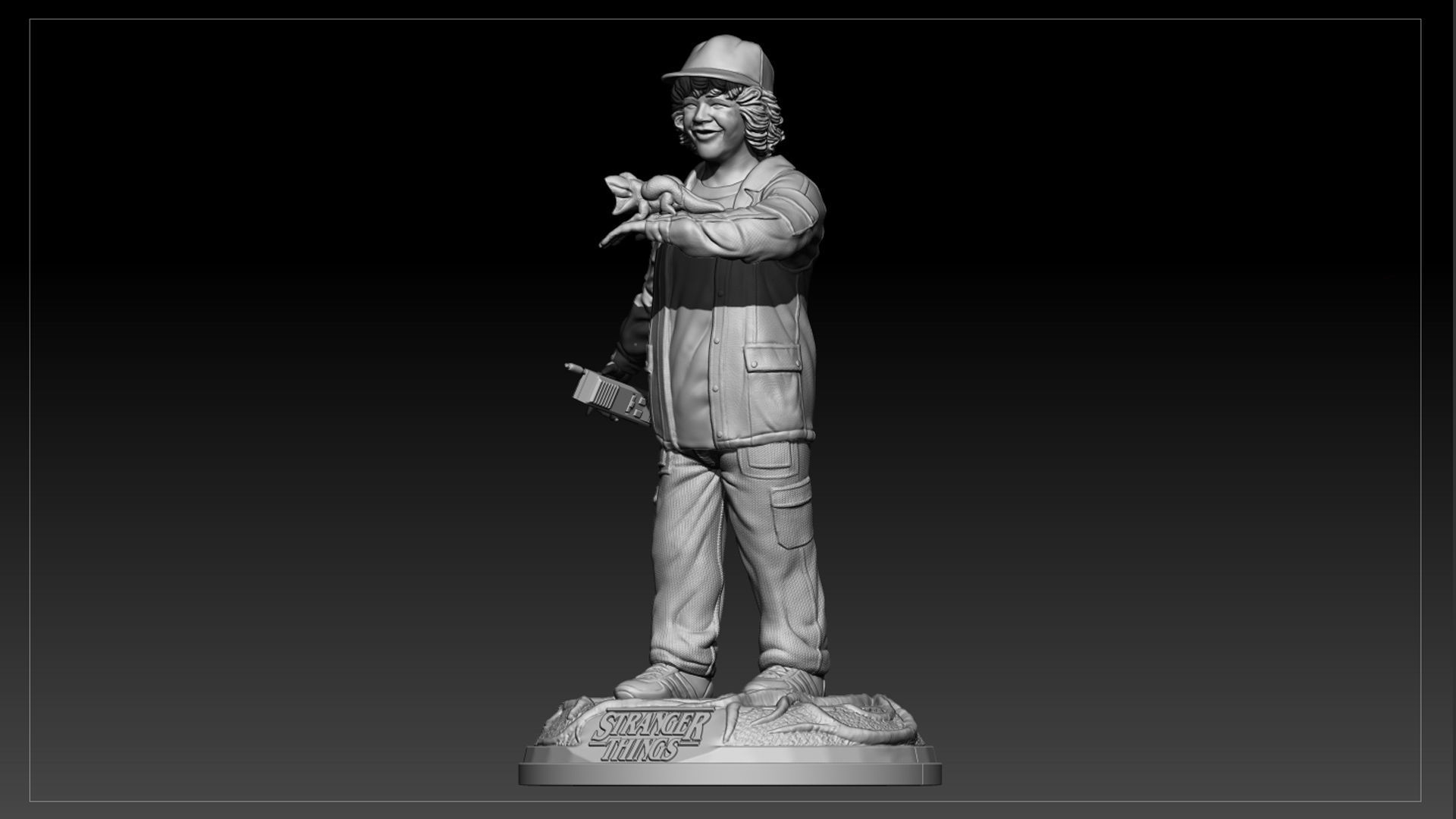 STRANGER THINGS DUSTIN 3D PRINT MODEL SABIOPRODS 3D model 3D printable ...