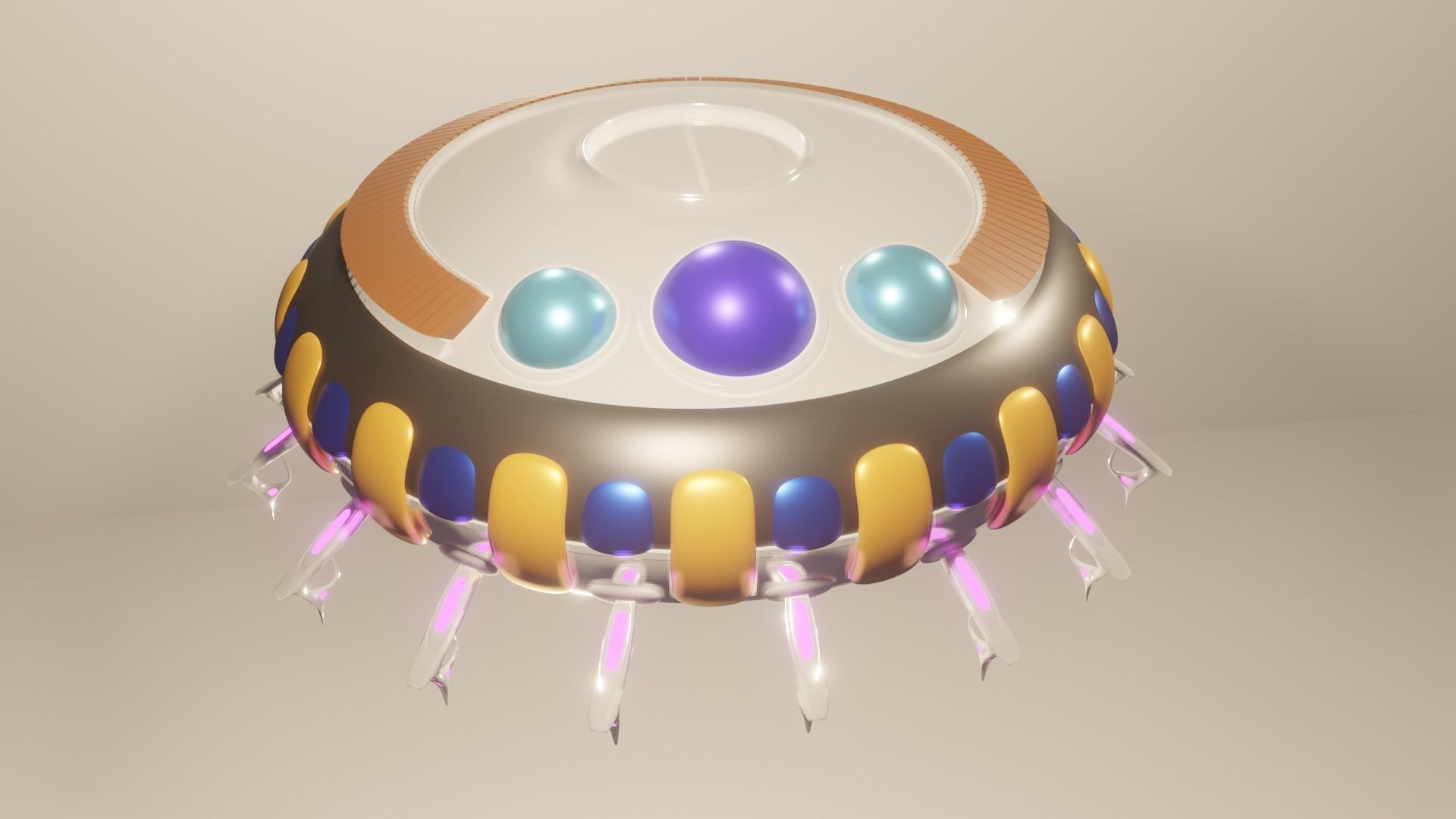 Frieza Spaceship - Dragon Ball 3D 3D model | CGTrader