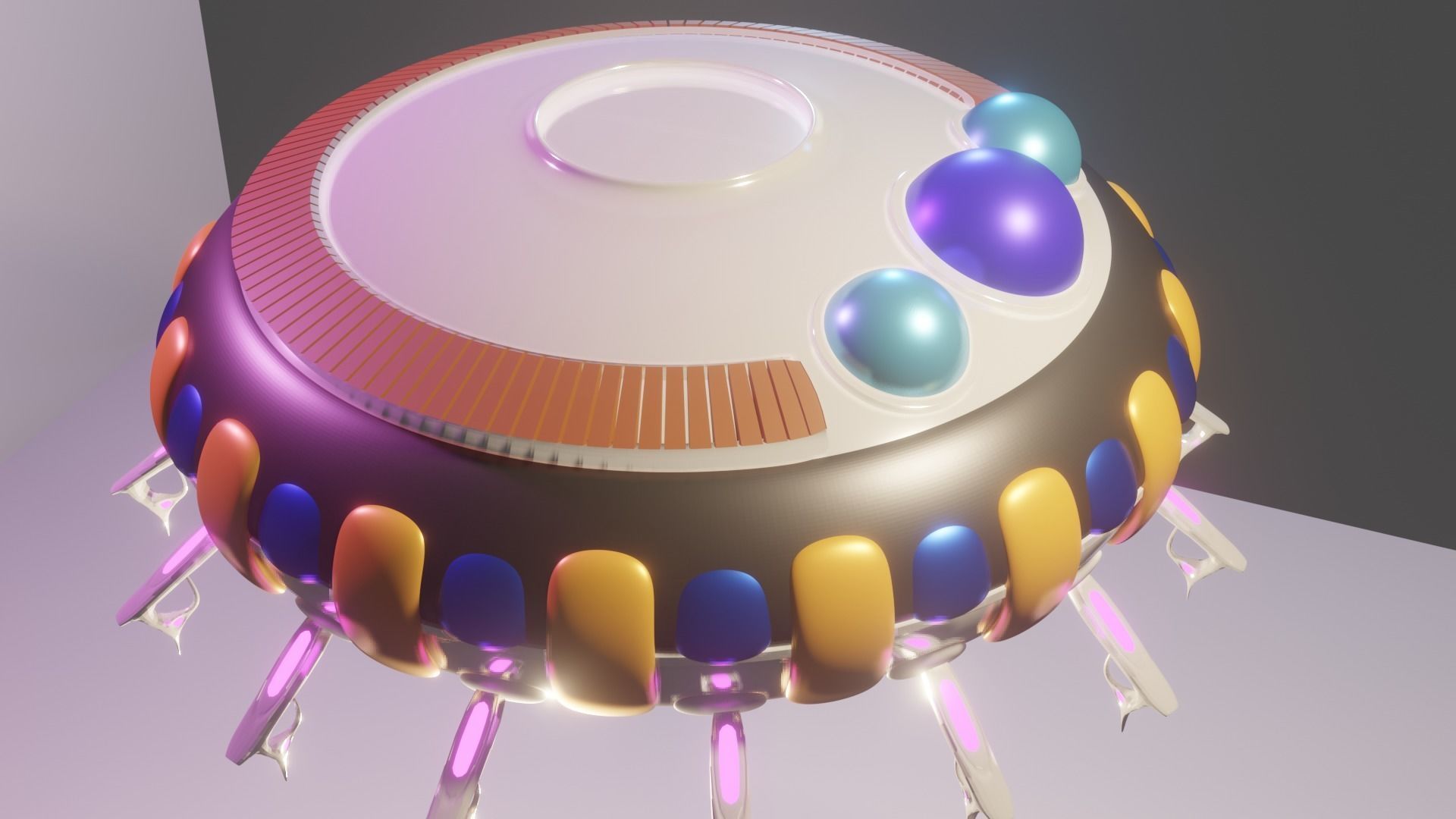 Frieza Spaceship - Dragon Ball 3D 3D model | CGTrader