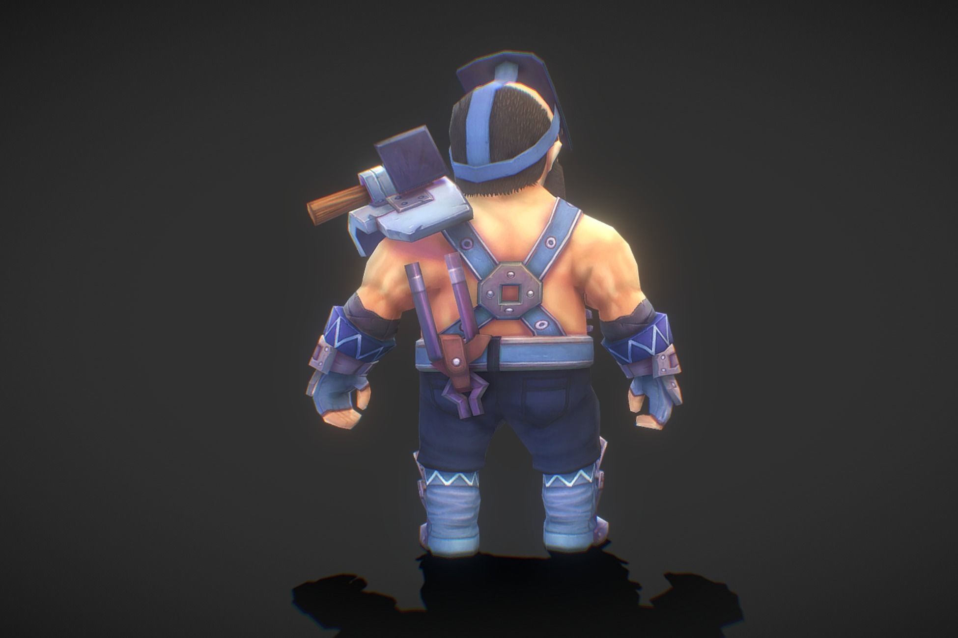 3D model Fantasy RPG Engineer VR / AR / low-poly | CGTrader