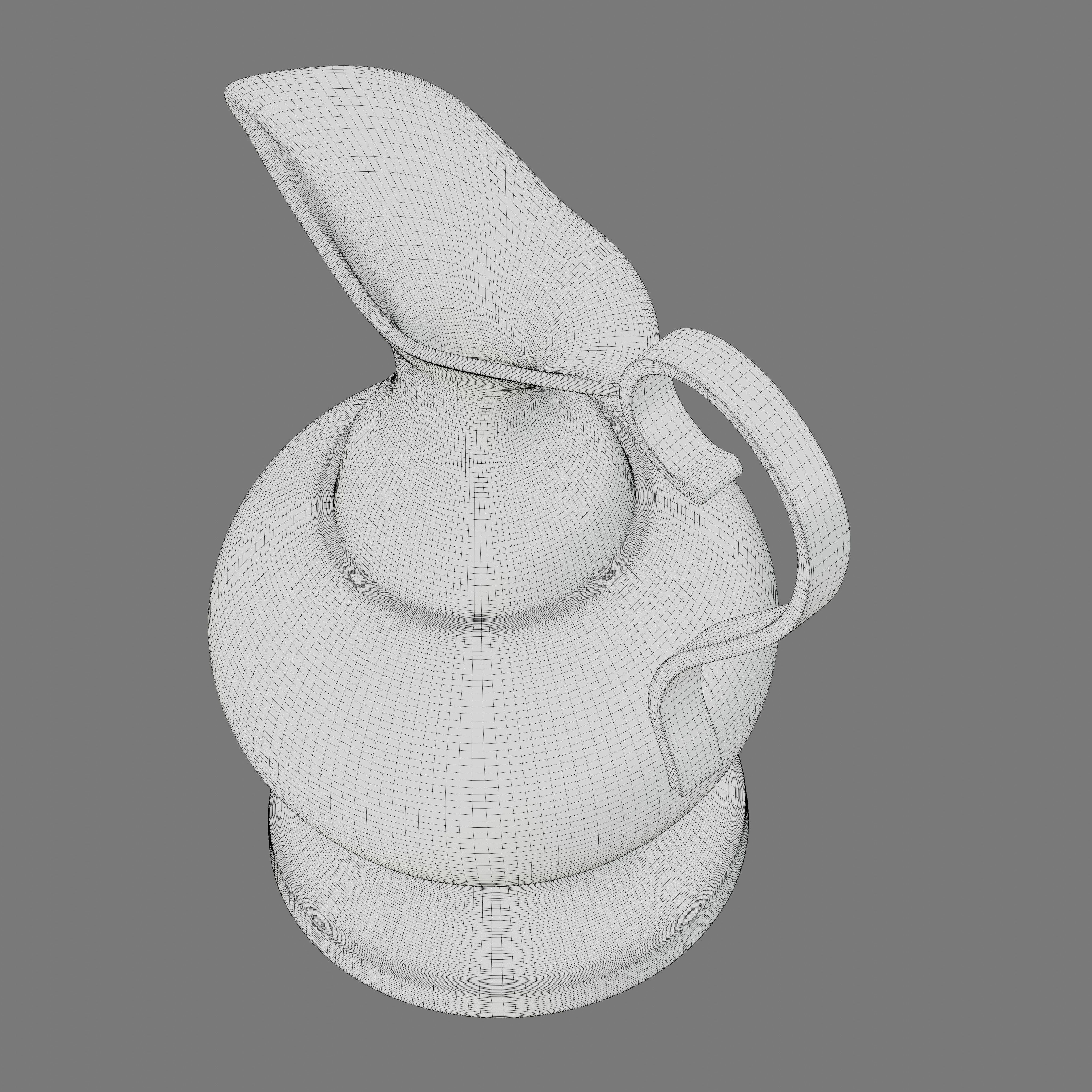 Vintage brass pitcher 3D model | CGTrader