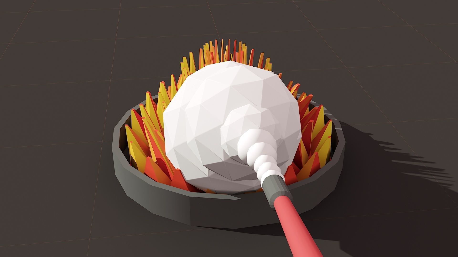3D model FIRE LOW POLY PACK VR / AR / low-poly | CGTrader