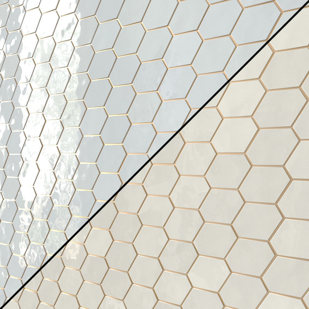 Benzene tile 10 types 3D model | CGTrader