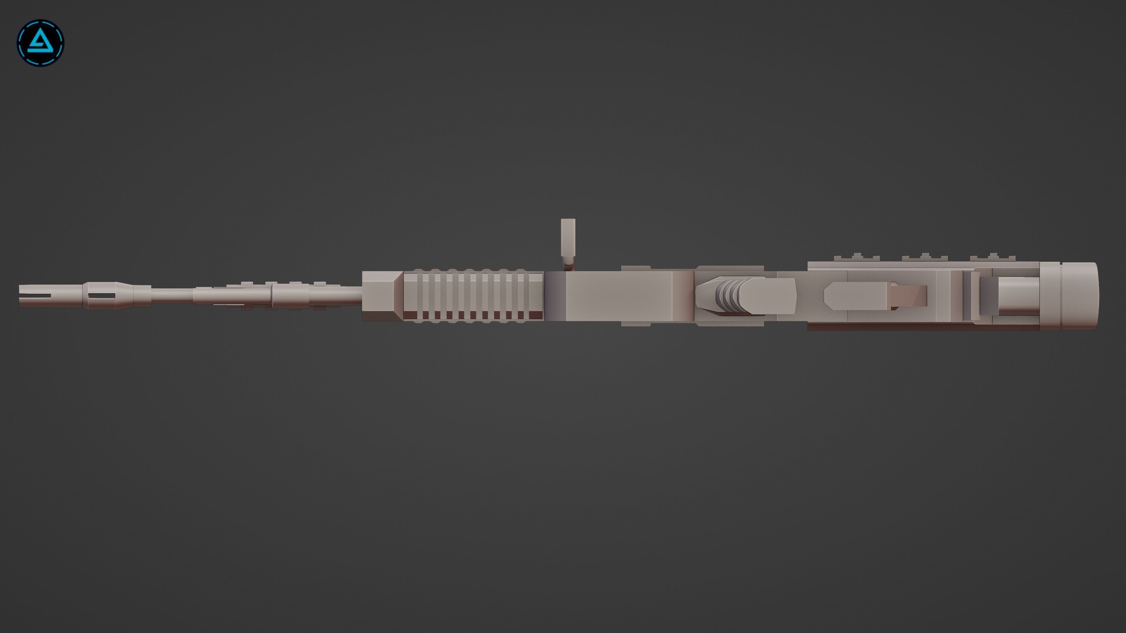 3D model FENDER M6 Assault Rifle VR / AR / low-poly | CGTrader