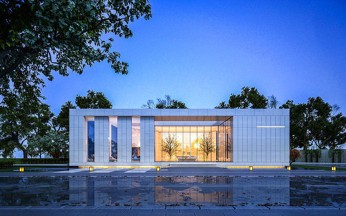 Exterior Showroom 3D model | CGTrader