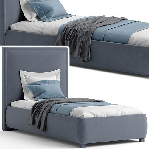 Single bed 1 3D model | CGTrader